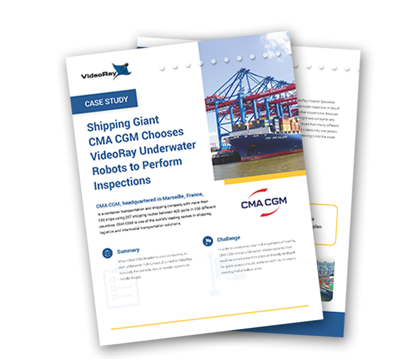 Shipping Giant Chooses VideoRay Underwater Robots to Perform Crucial Inspections | VideoRay